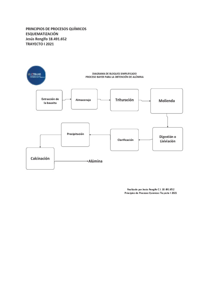 DFP Proceso Bayer 1 Jesus Rengifo 1 | PDF | Elementos metálicos ...