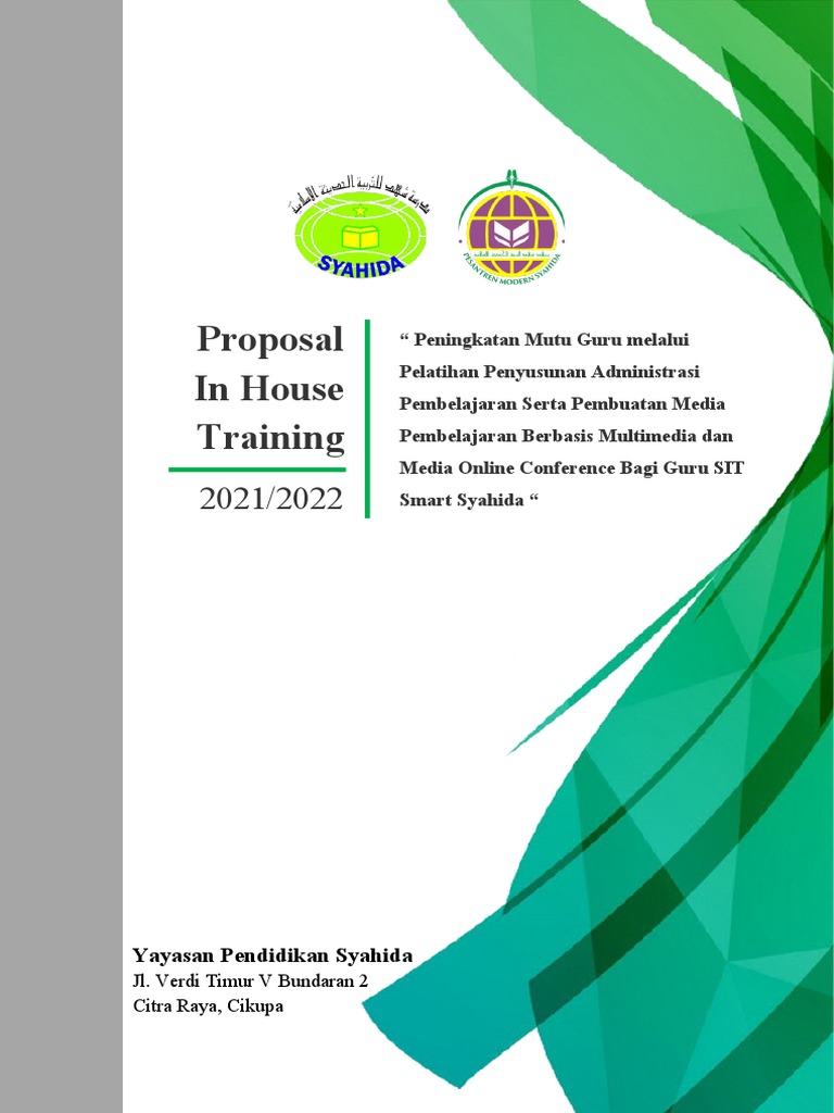 Proposal in House Training 20-21 | PDF