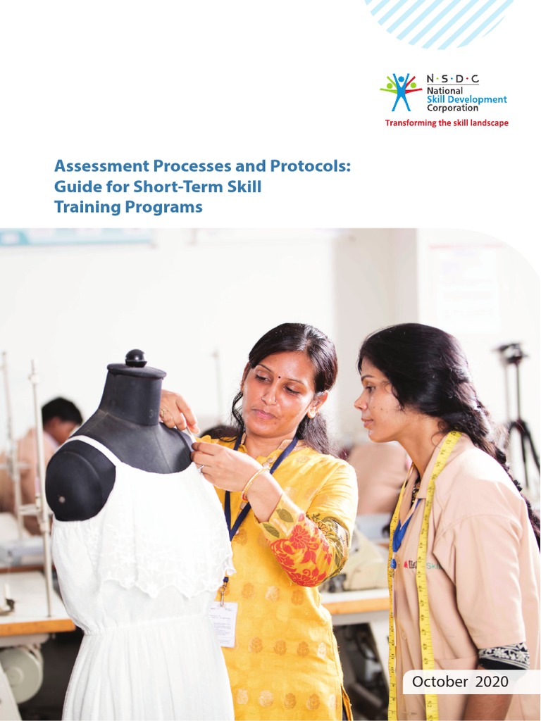 NSDC-Assessment Processes and Protocols - Guide For STT - Final | PDF | Educational Assessment ...