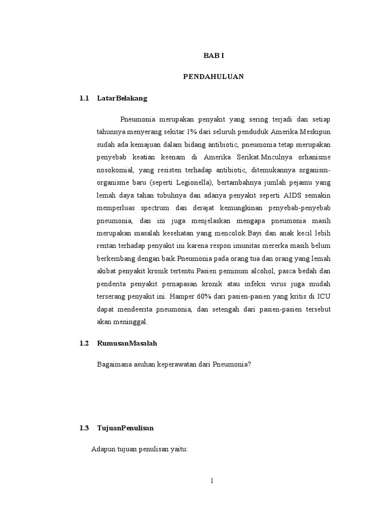 LP Pneumonia Icu | PDF