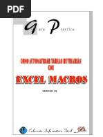 Macros en Excel 2019 | PDF | Macro (informática) | Microsoft Excel