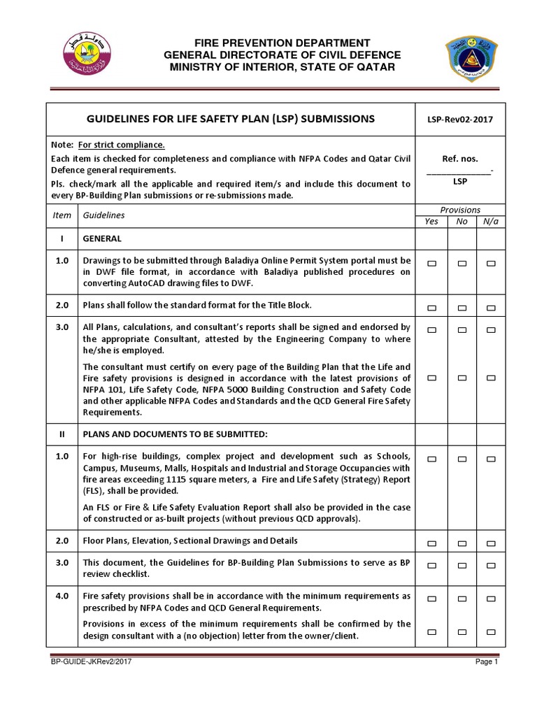 Checklist LS | PDF | Fire Safety | Stairs