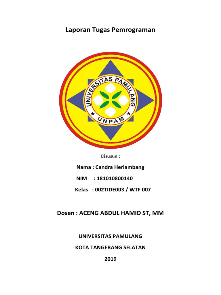 Laporan Tugas Pemrograman Besar | PDF | Software Development | Object Oriented Programming