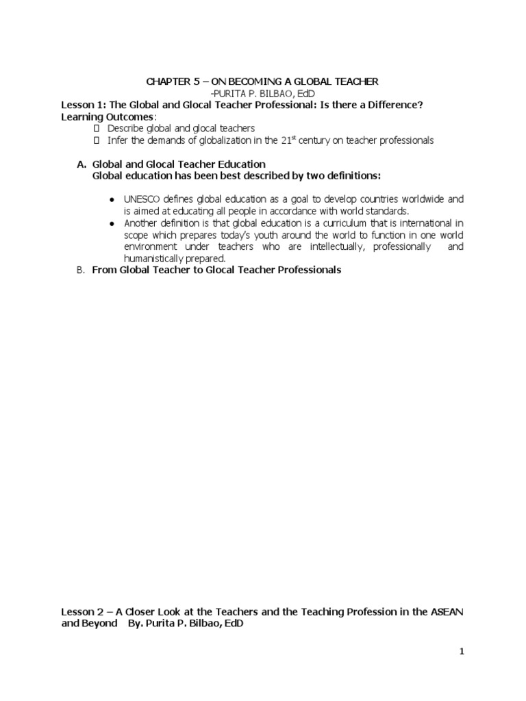 Edtc Outline | PDF | Teachers | Competence (Human Resources)