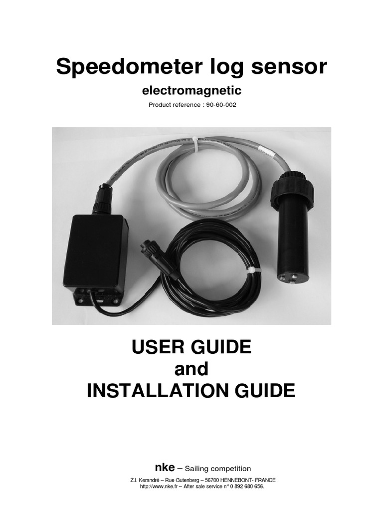 Speedometer Log Sensor: User Guide and Installation Guide | PDF ...