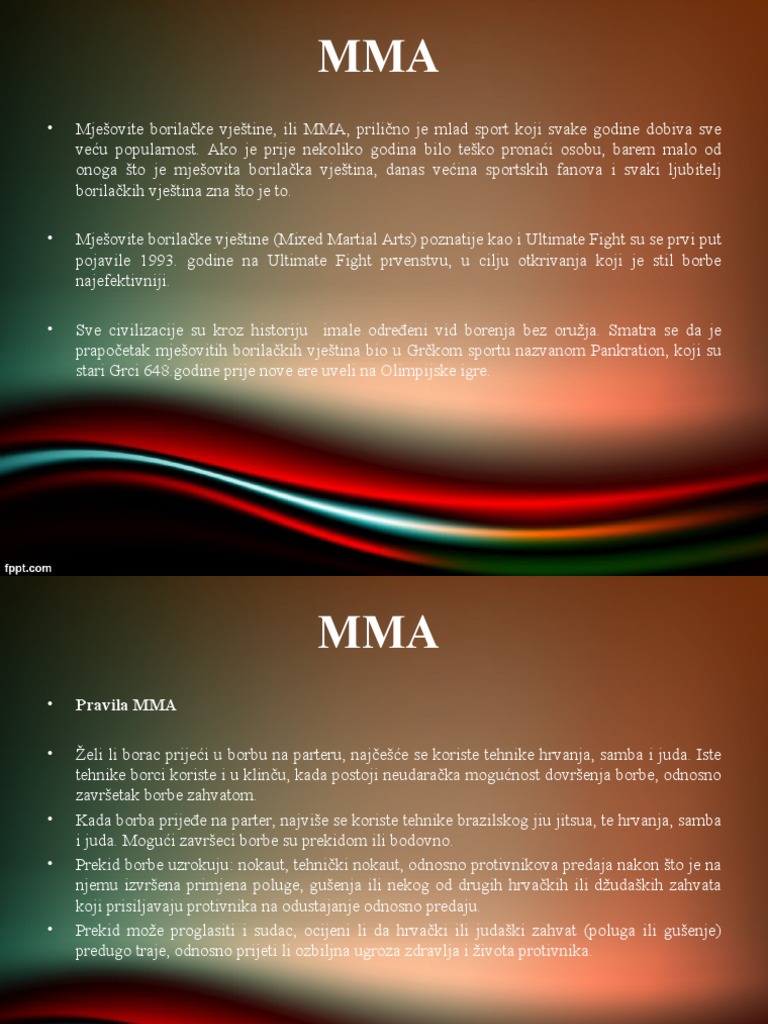 MMA | PDF