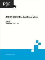 ZXSDR B8200 Overview and Specs | PDF | Lte (Telecommunication ...
