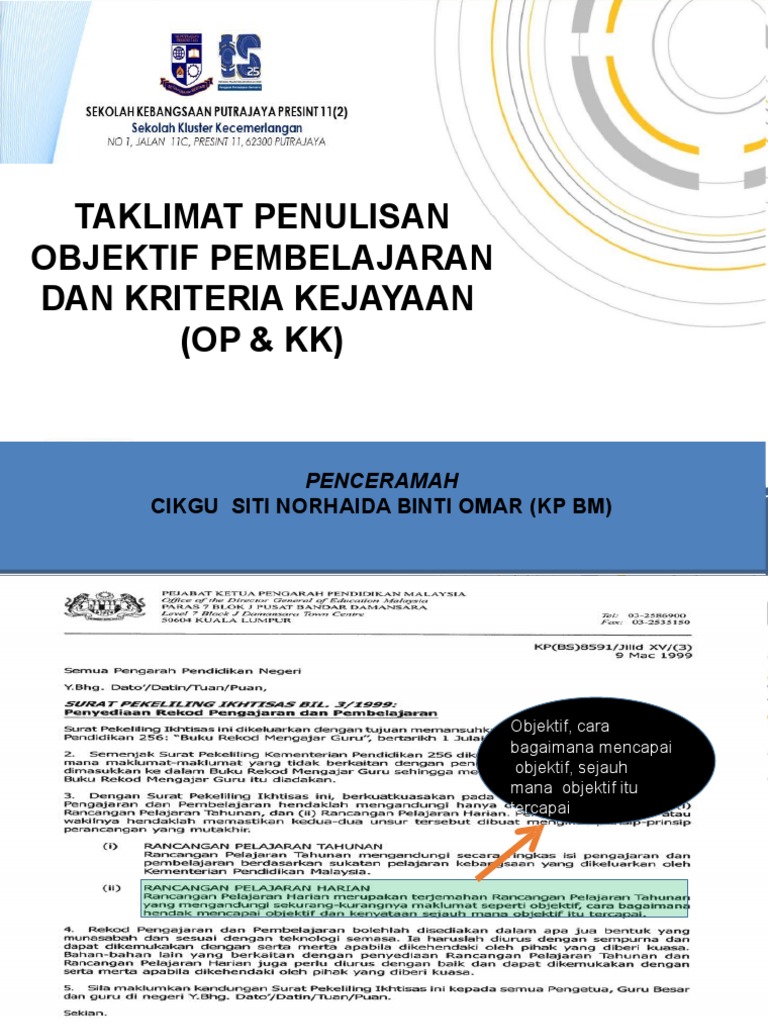 Penulisan Opkk TS25 | PDF