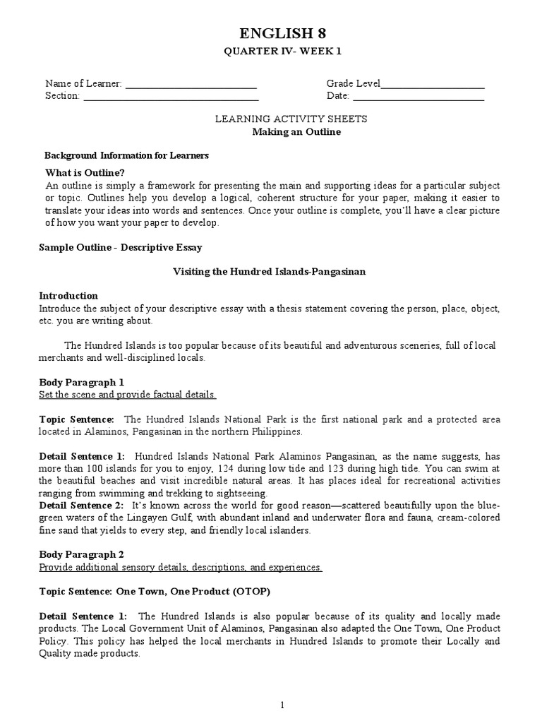 English 8: Background Information For Learners | PDF | Primary Sources ...