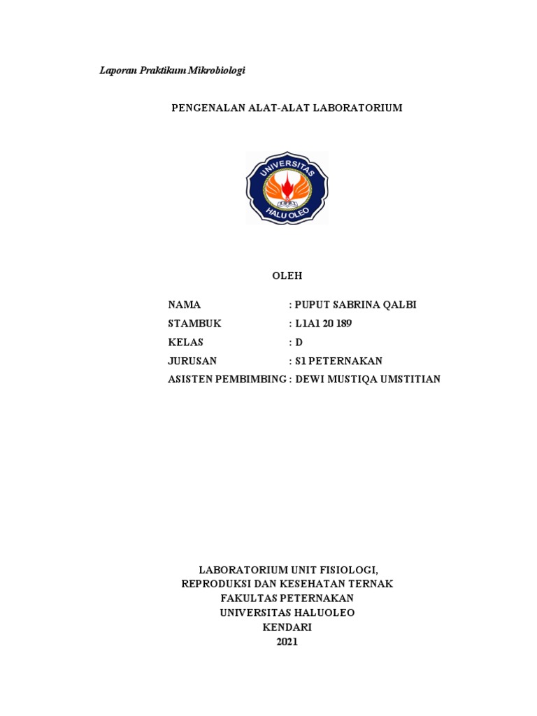 Laporan Praktikum Mikrobiologi | PDF