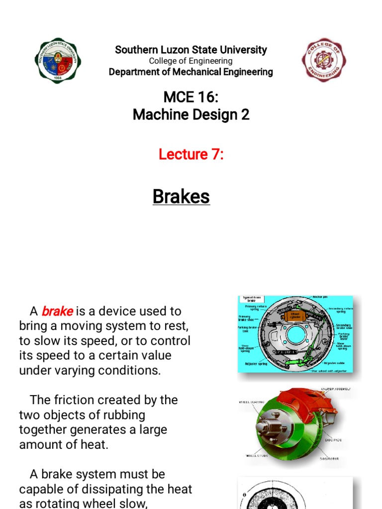 Lesson 7 Brakes | PDF | Brake | Lever