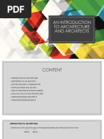 Introduction to Architecture Basics | PDF