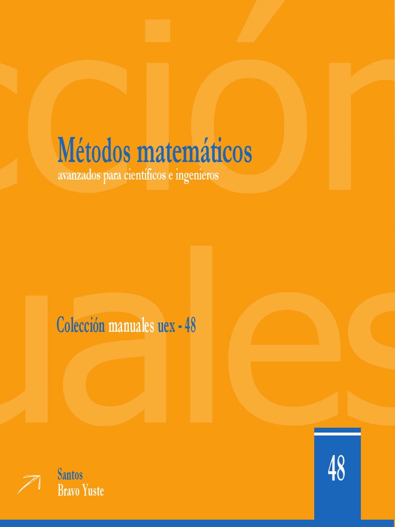Metodos Matematicos Avanzados para Cientificos e Ingenieros | PDF ...