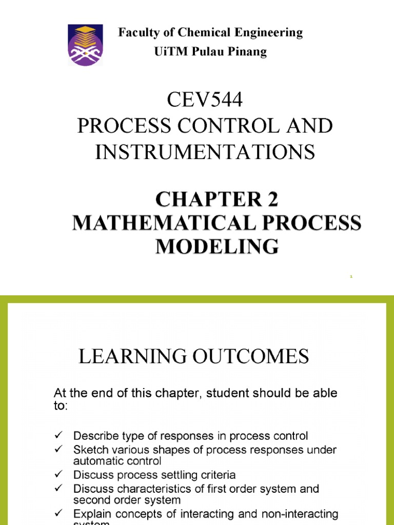 Chapter 2 Mathematical Process Modeling - March-July2021 | PDF | Chemical Reactor | Physics
