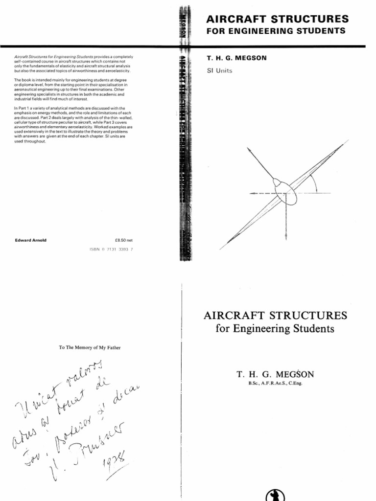 T.H.G. Megson - Aircraft Structures For Engineering Students | PDF