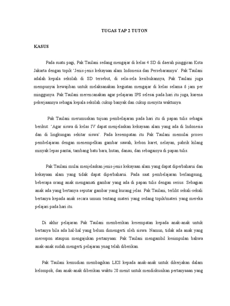 Tugas Tap 3 | PDF | Karier & Perkembangan
