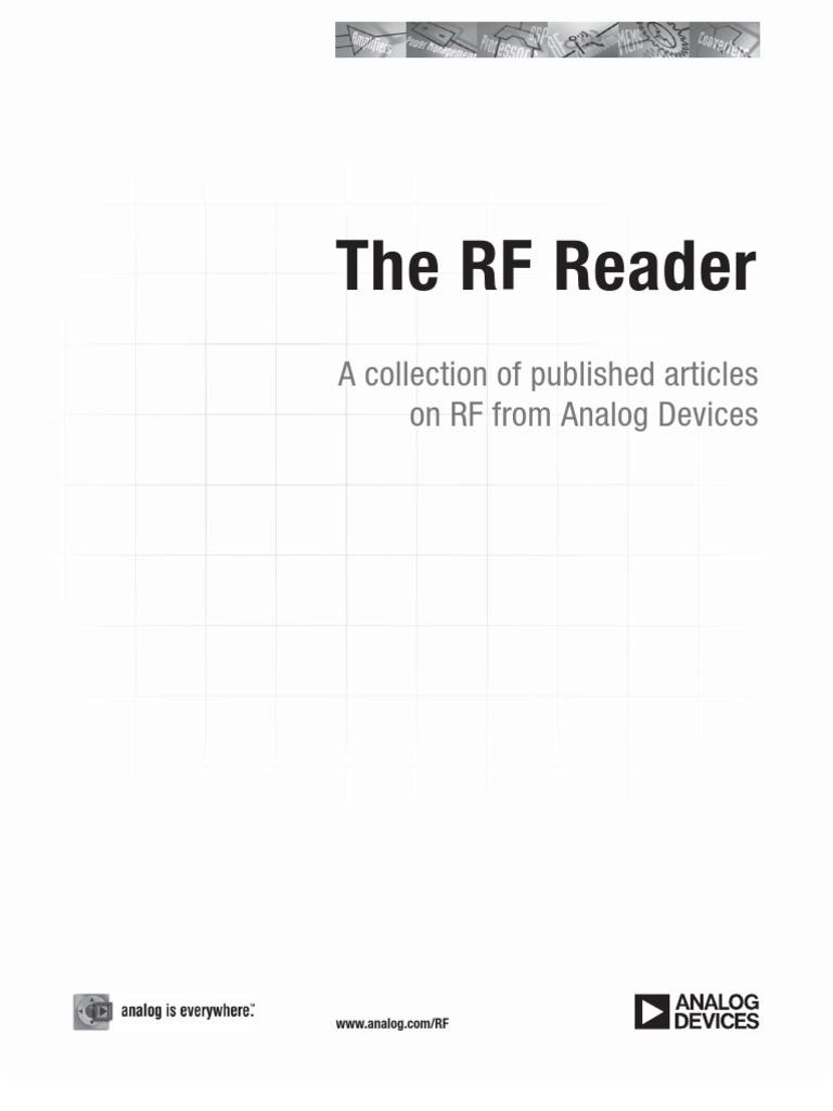 The RF Reader ADI | PDF | Analog To Digital Converter | Wi Max