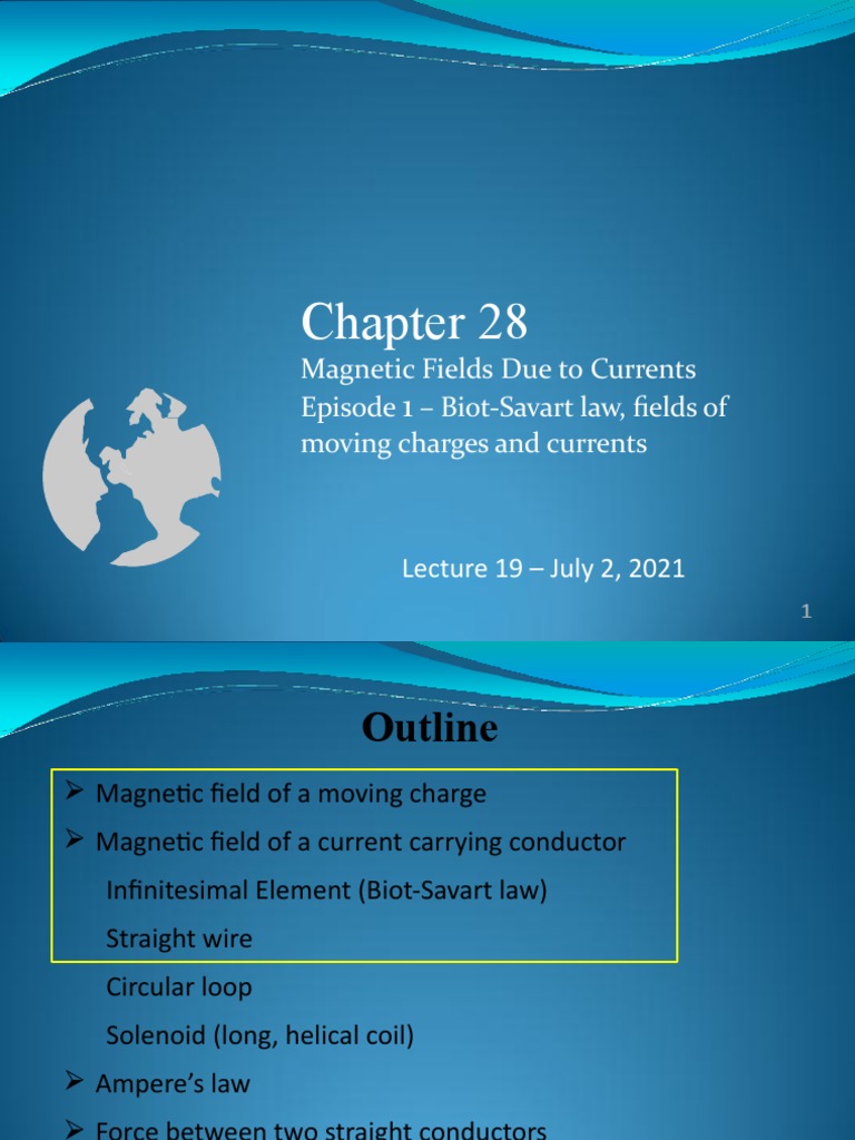 Magnetic Fields from Currents Explained | PDF | Magnetic Field ...