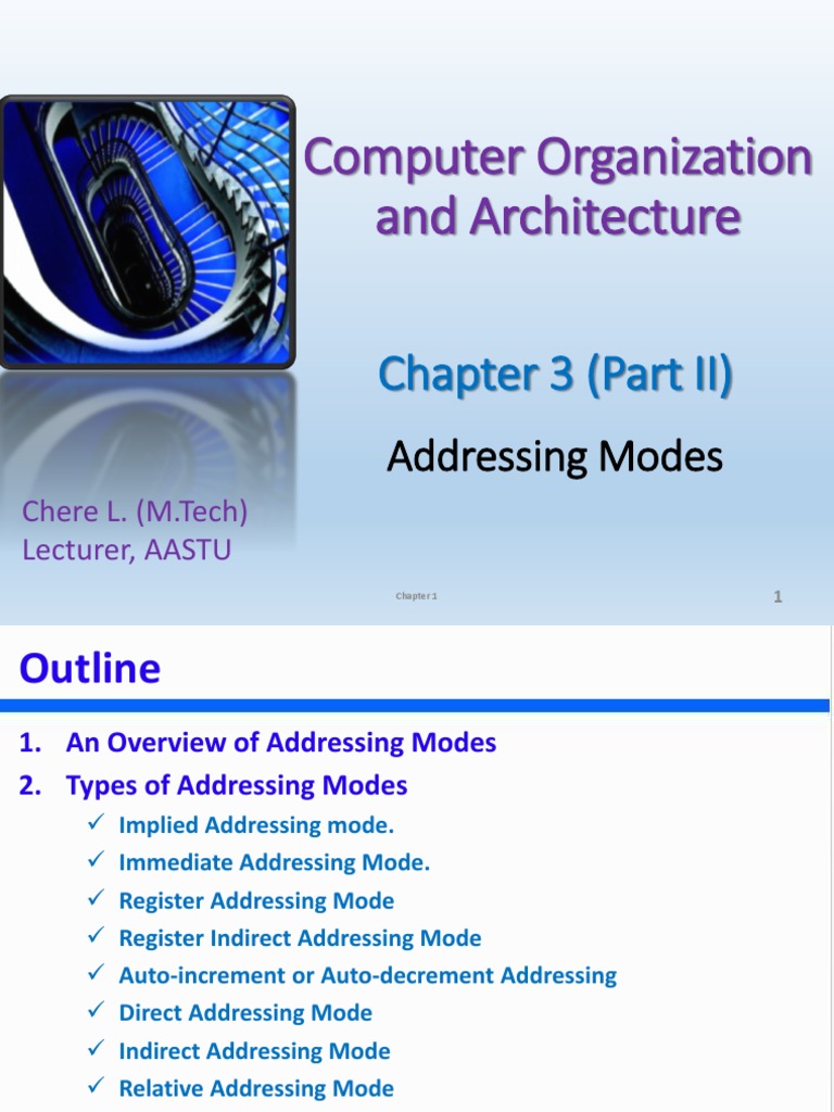 Computer Organization and Architecture: Chapter 3 (Part II) | PDF ...