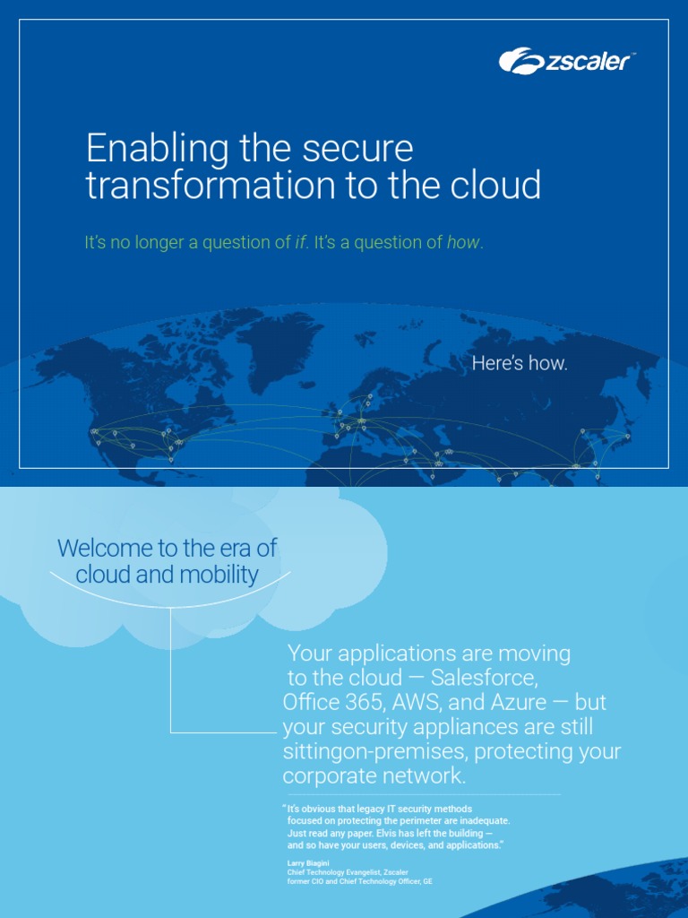 Zscaler Corporate Solution Overview | PDF | Cloud Computing | Internet ...