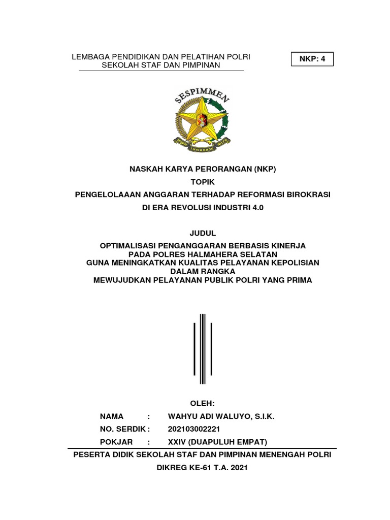 NKP 04 Wahyu Adi Waluyo | PDF