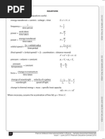 AQA GCSE Physics - Equations & Formulae: Higher Tier Only Separate ...