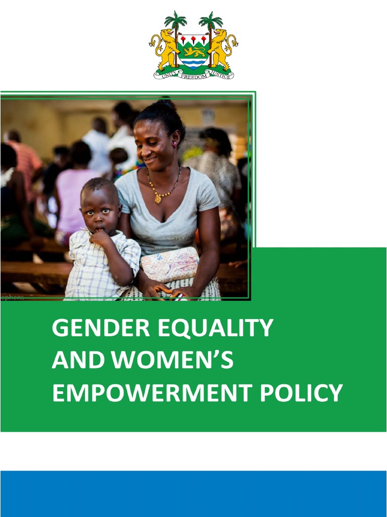GEWE Policy Final | PDF | Gender | Gender Studies