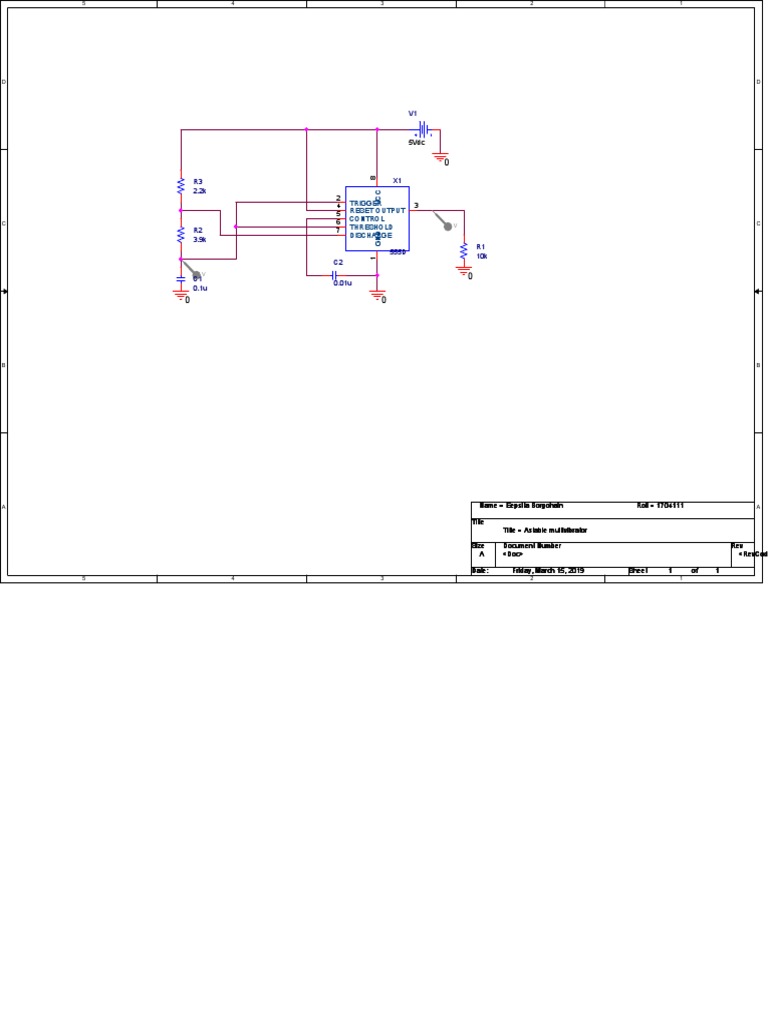 Astable Multivibrator Circuit Eepsita | PDF
