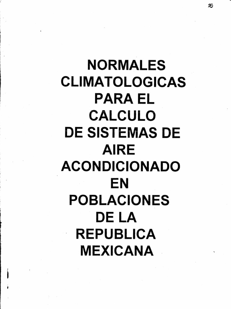 Normales Climatologicas | PDF