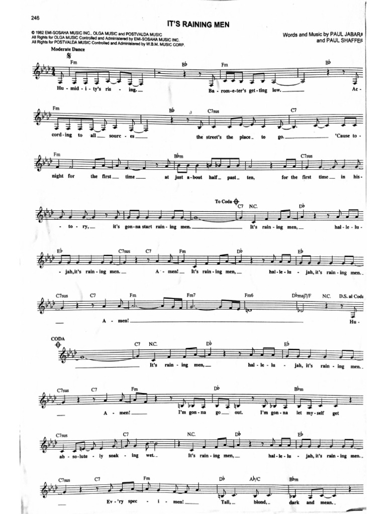 It S Raining Men | PDF