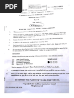 CAPE Communication Studies Paper 1 2024 | PDF | English Language ...