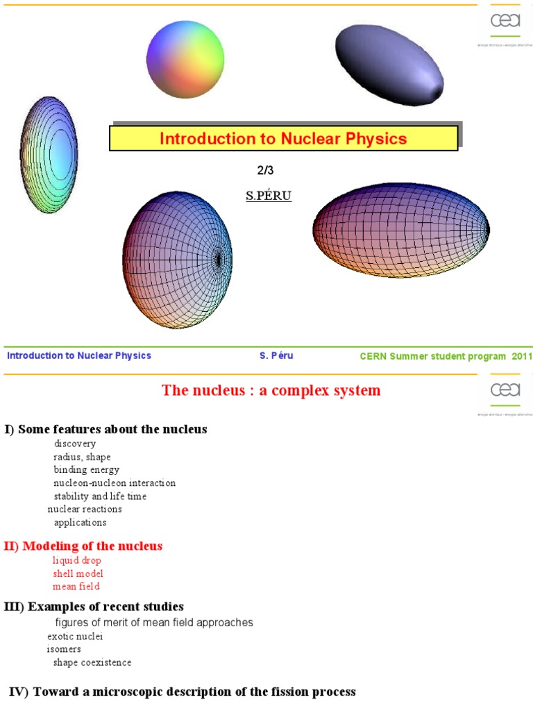 Introduction To Nuclear Physics | PDF | Atomic Nucleus | Nuclear Force