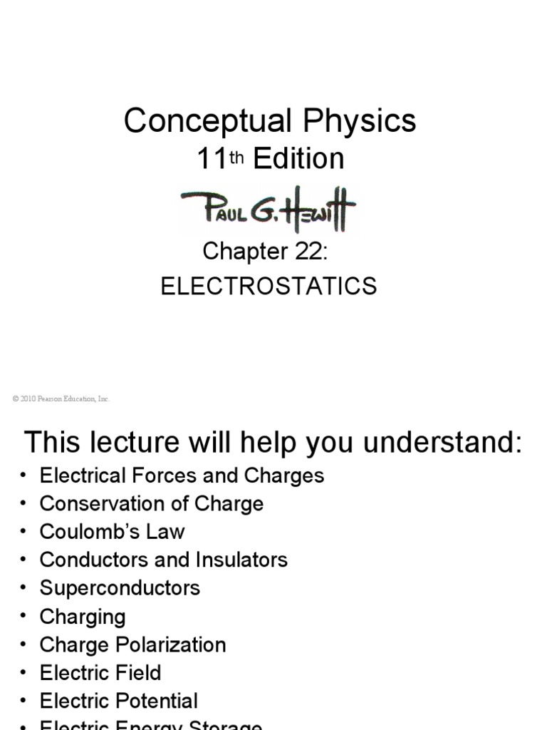 Conceptual Physics: 11 Edition | PDF | Electric Charge | Electrical ...