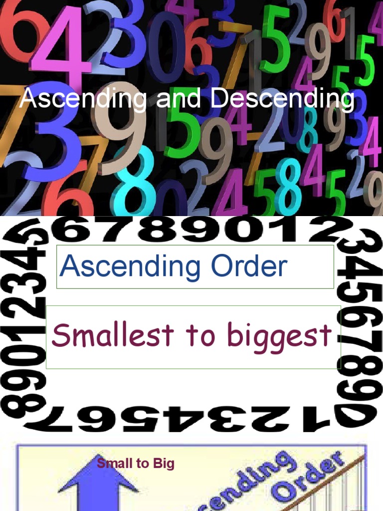Understanding Ascending and Descending Order | PDF