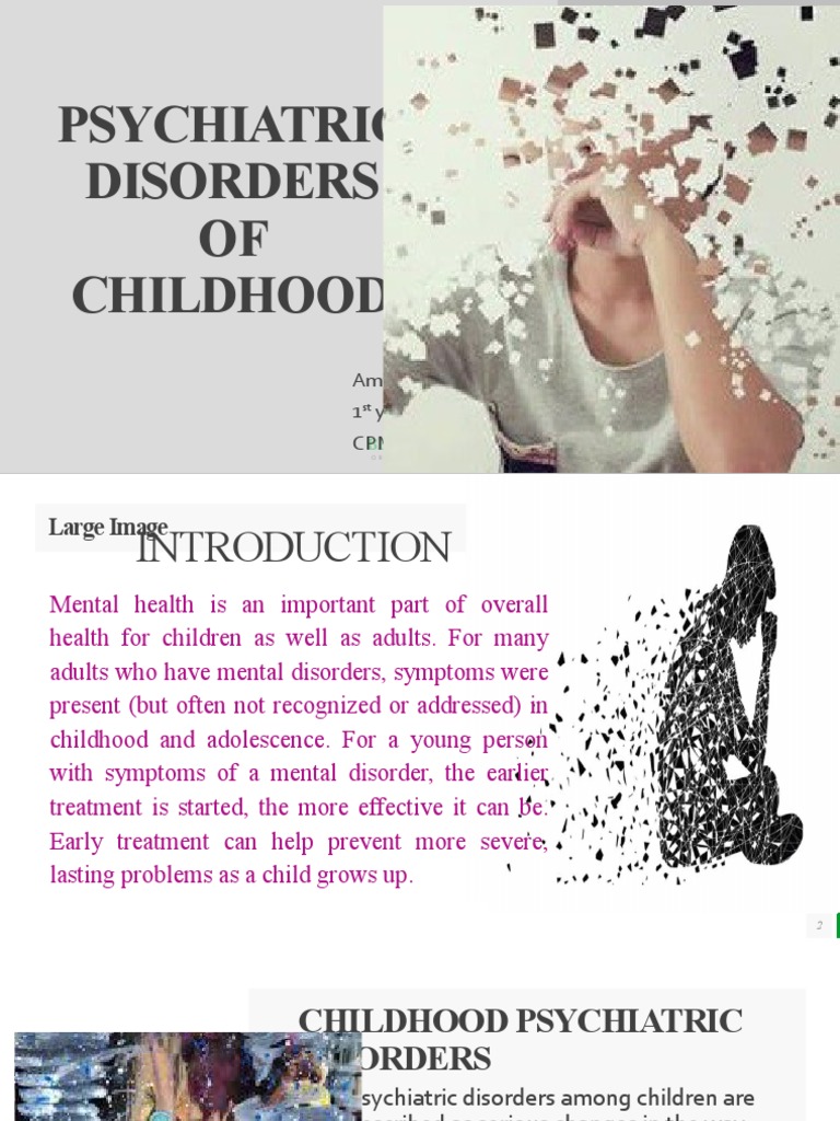 PSYCHIATRIC DISORDERS OF CHILDHOOD (Autosaved) | PDF | Pervasive Developmental Disorders ...