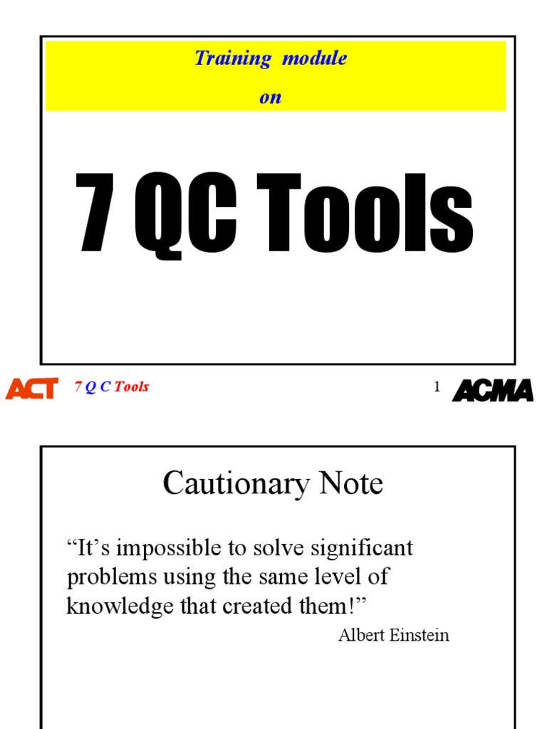 7 QC Tools for Quality Improvement | PDF | Scatter Plot | Chart
