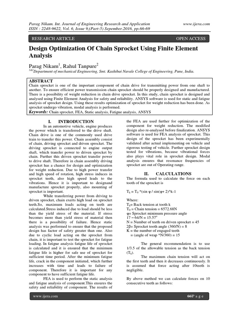 Fea Analysis | PDF | Fatigue (Material) | Structural Load