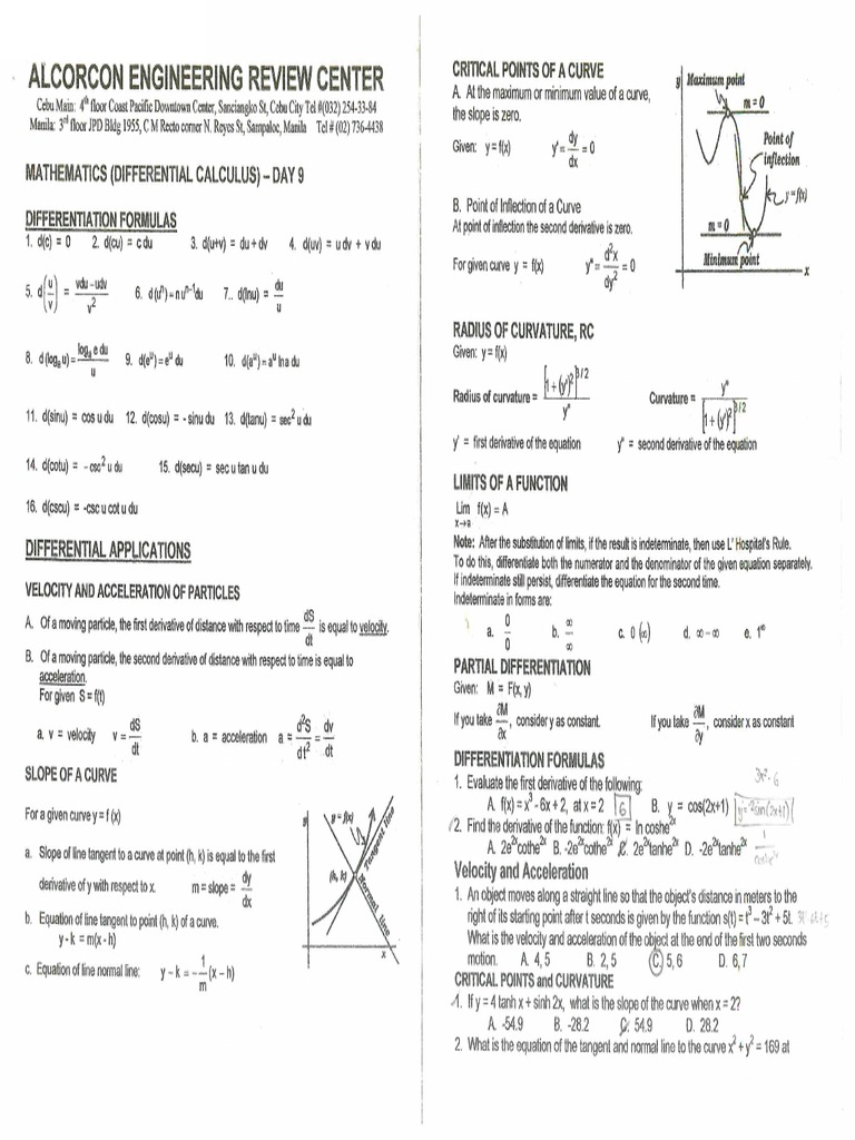 Reviewer Math Part 2 | PDF