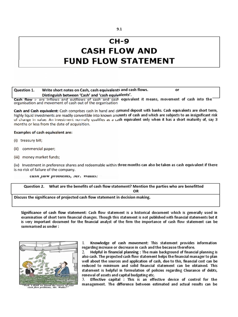 Cash Flow and Fund Flow Statement | PDF | Dividend | Cash Flow Statement