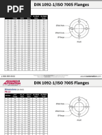 Dimensions of ISO PN 16 Flanges | PDF | Mechanical Engineering | Plumbing