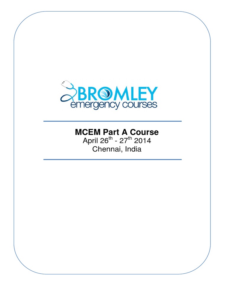 MCEM Part A Bromely Emergency Medicine | PDF | Kidney | Angiotensin
