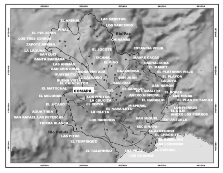 Mapa de Comapa | PDF