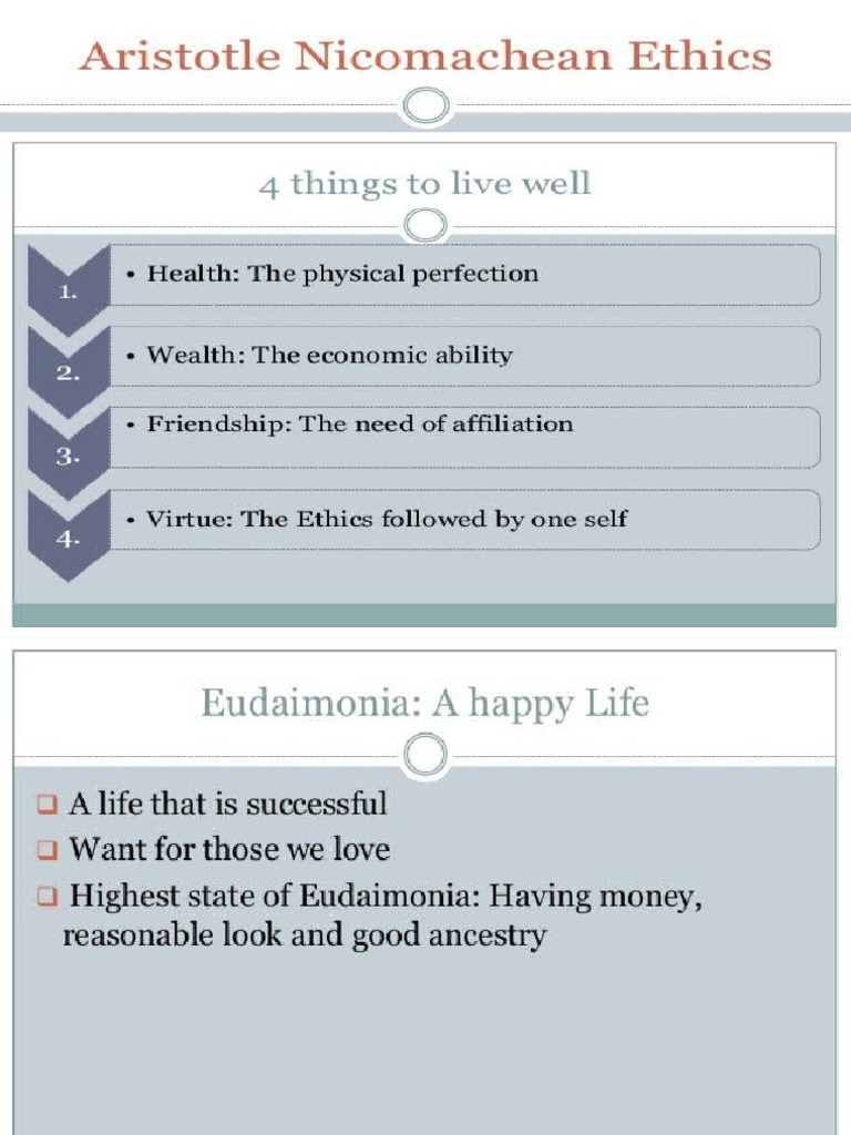 CLASS 13 - 2 - Aristotle Nicomachean Ethics | PDF | Virtue Ethics | Virtue