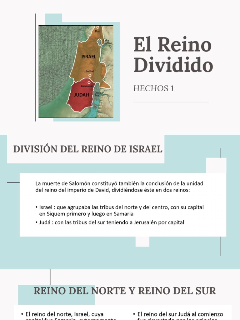 La División Del Reino de Israel | PDF