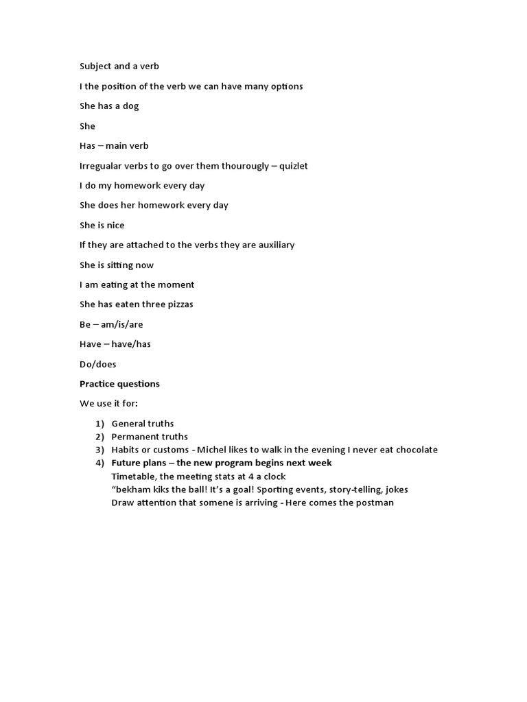 Syntax - Tenses | PDF | Verb | Human Communication