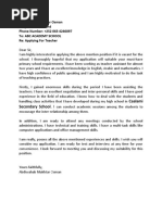 Afp-Letter of Intent | PDF