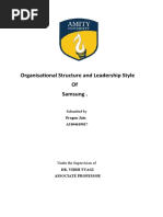 SAMSUNG | PDF | Organizational Structure | Samsung Electronics