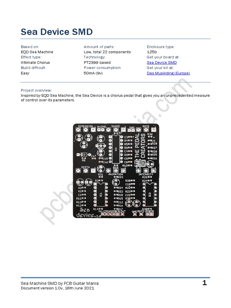 Sea Device SMD Building | PDF | Printed Circuit Board | Capacitor