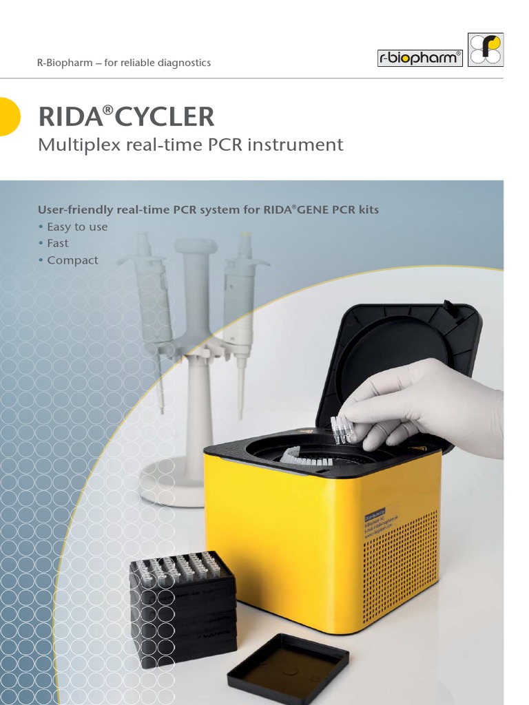Rida®Cycler: Multiplex Real-Time PCR Instrument | PDF | Real Time ...