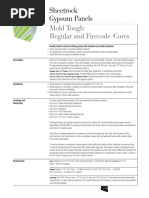USG Fiberock Aqua-Tough Panel Overview | PDF | Drywall | Plaster